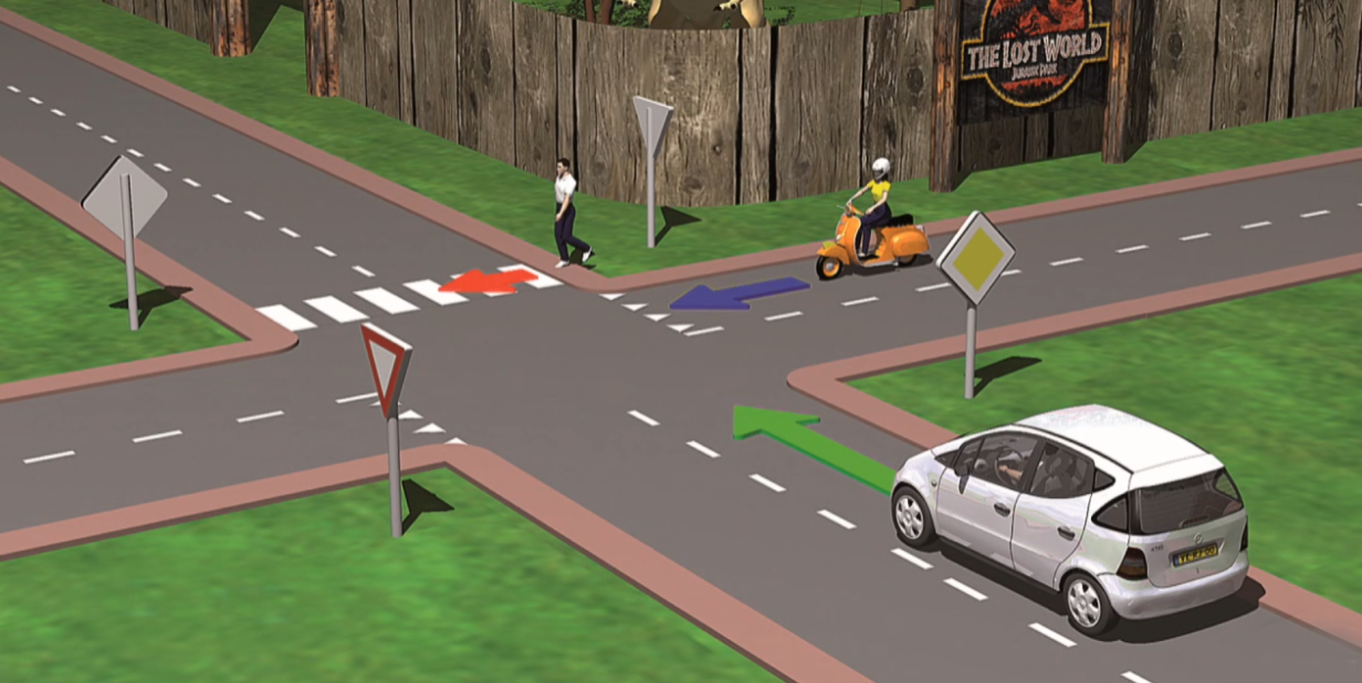Moet je voorrang geven op dit complexe kruispunt? Ontdek het hier ...